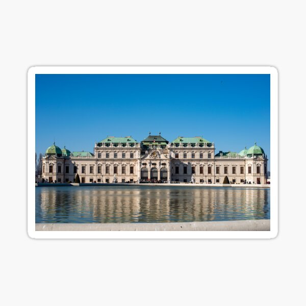 "Belvedere Palace in the center of Vienna." Sticker for Sale by ...