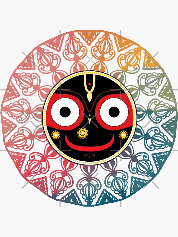 "Indian god Lord Jagannath " Sticker for Sale by Krishnavi | Redbubble