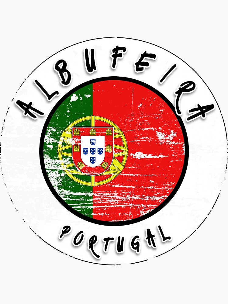 "Albufeira Portugal Vintage" Sticker for Sale by TravelPenguin | Redbubble