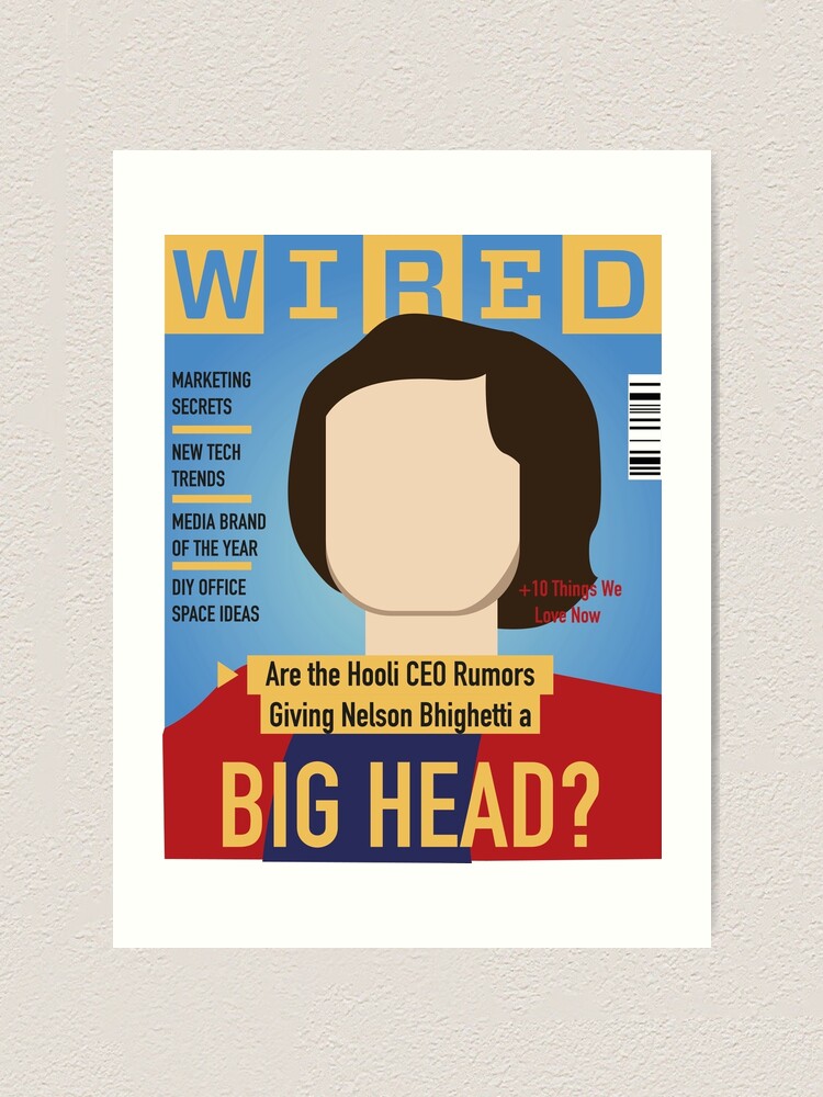 "Silicon Valley | Pied Piper | Big Head" Art Print for Sale by Anuj ...