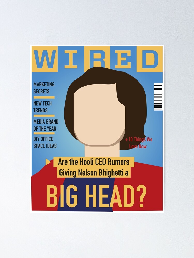 "Silicon Valley | Pied Piper | Big Head" Poster for Sale by Anuj Sindgi ...