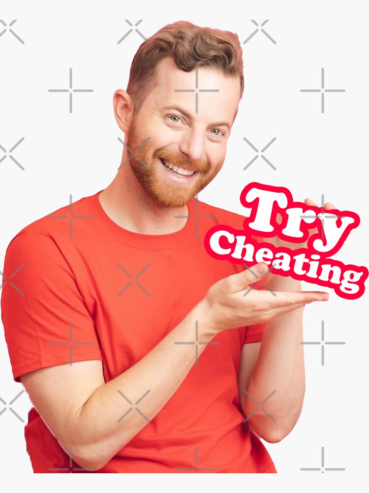 "Try Cheating Ned Fulmer" Sticker for Sale by callmecaveman | Redbubble
