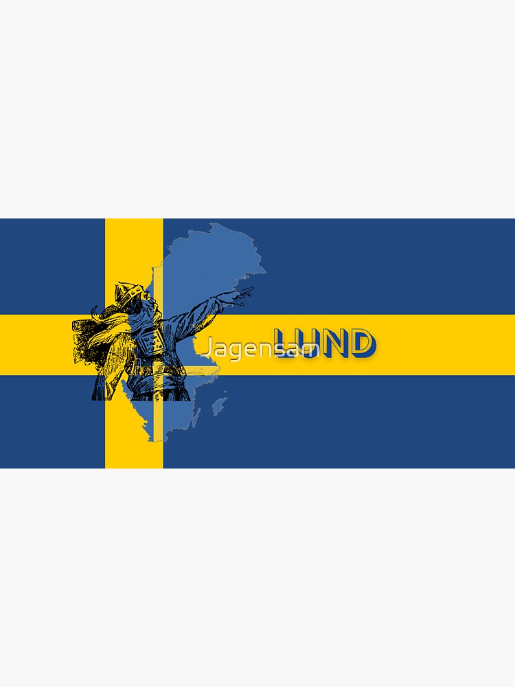 "Lund State" Sticker for Sale by Jagensam | Redbubble