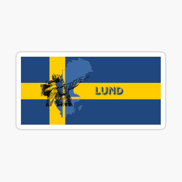 "Lund State" Sticker for Sale by Jagensam | Redbubble