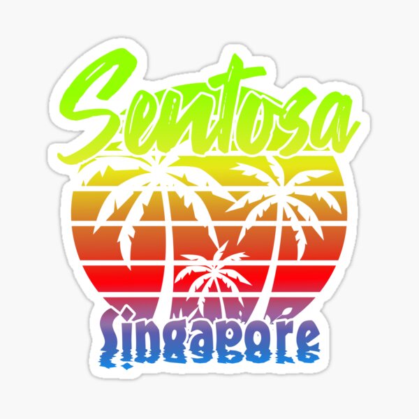 "Sentosa Singapore" Sticker for Sale by phys | Redbubble