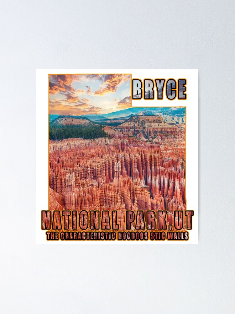 "Bryce National Park, UT" Poster for Sale by 9chaa | Redbubble