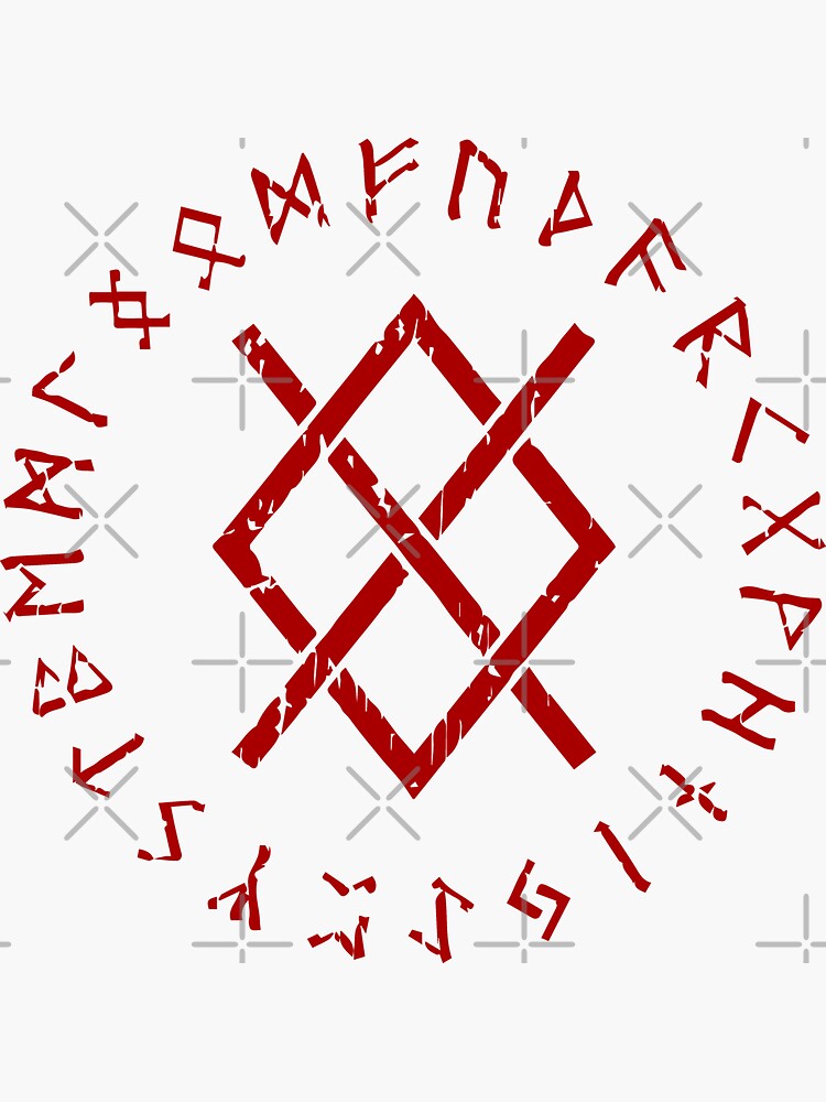 "Gungnir Odin Viking Runes" Sticker for Sale by DAKAstudio | Redbubble