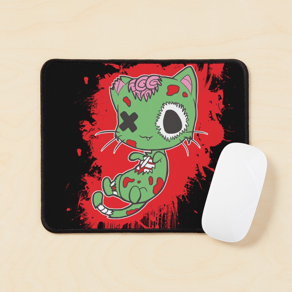 "Zombie Cat" Sticker for Sale by SpecialKay Studio | Redbubble