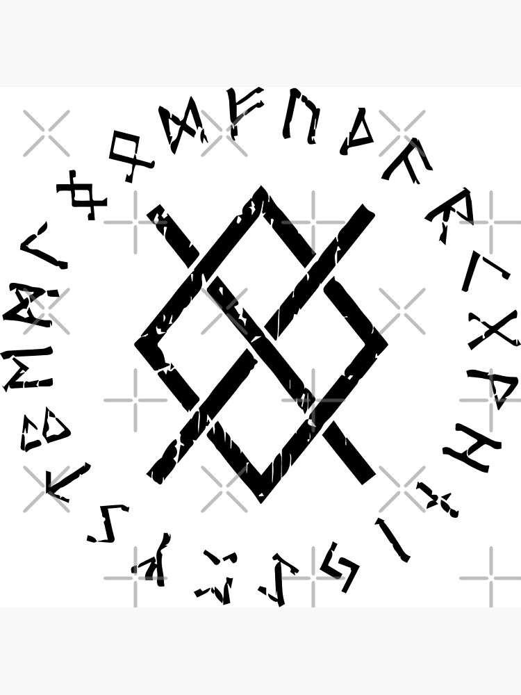 "Gungnir Odin Viking Runes" Poster for Sale by DAKAstudio | Redbubble