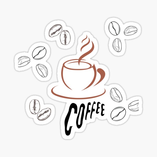 "Hot Coffee " Sticker for Sale by categoryrequest | Redbubble
