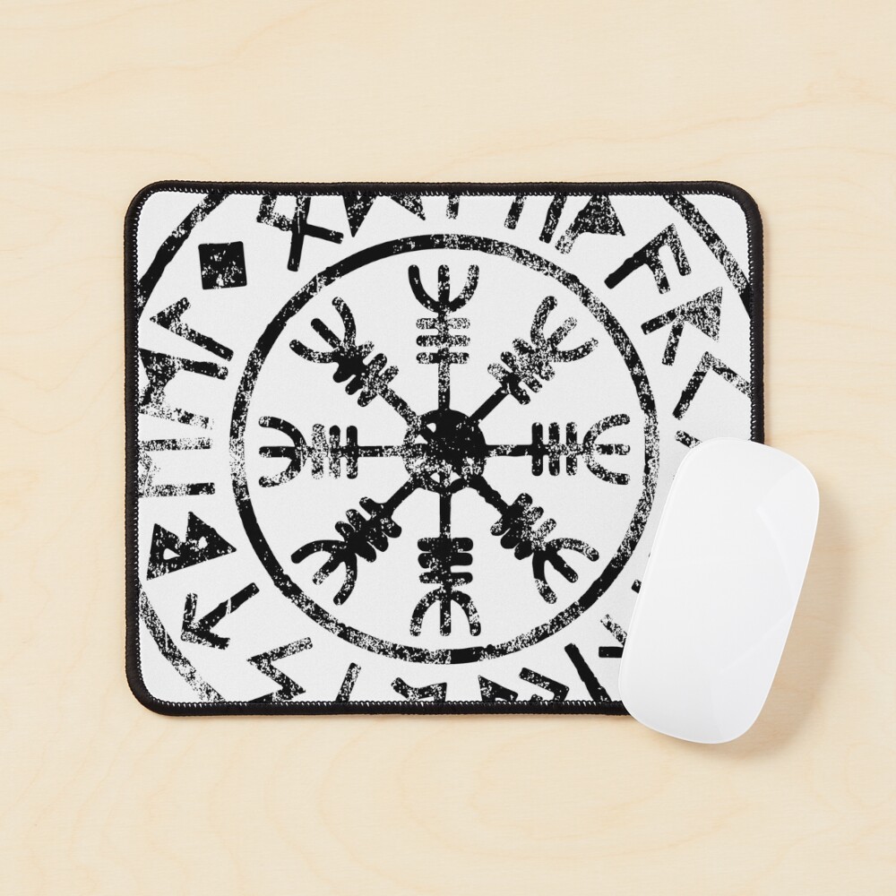 "Aegishjalmur Futhark Runes Pagan Odin Mythology" Poster for Sale by ...