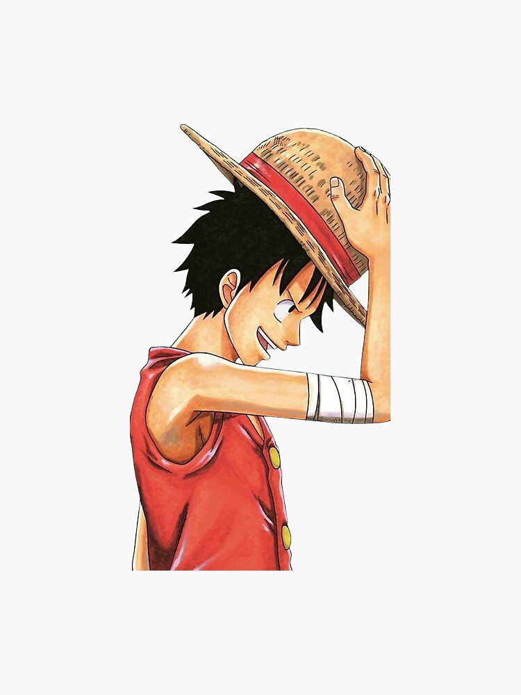 "One Piece Luffy" Sticker by Texnoh | Redbubble