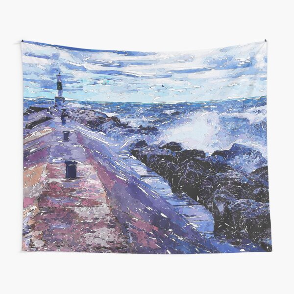 "Lake Michigan Waves" Tapestry by perkinsdesigns | Redbubble