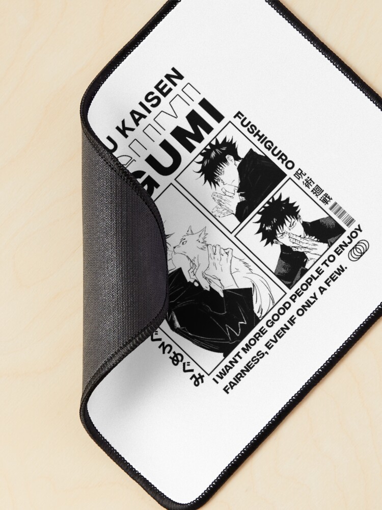 "Megumi Fushiguro Jujutsu, Megumi Jujutsu Kaisen, jjk manga" Mouse Pad ...