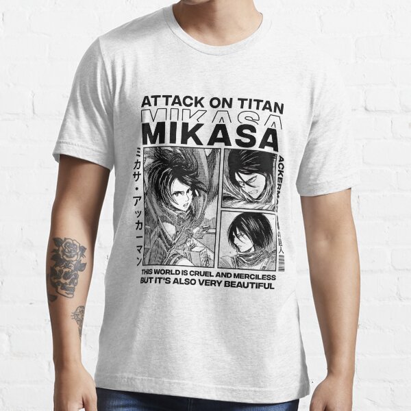 "Mikasa Ackerman Attack on Titan - aot manga - The world is cruel and also very beautiful ...
