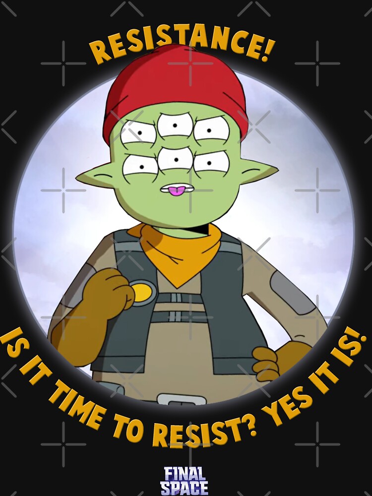 "Final Space - Tribore Menendez Resistance leader" T-shirt for Sale by ...