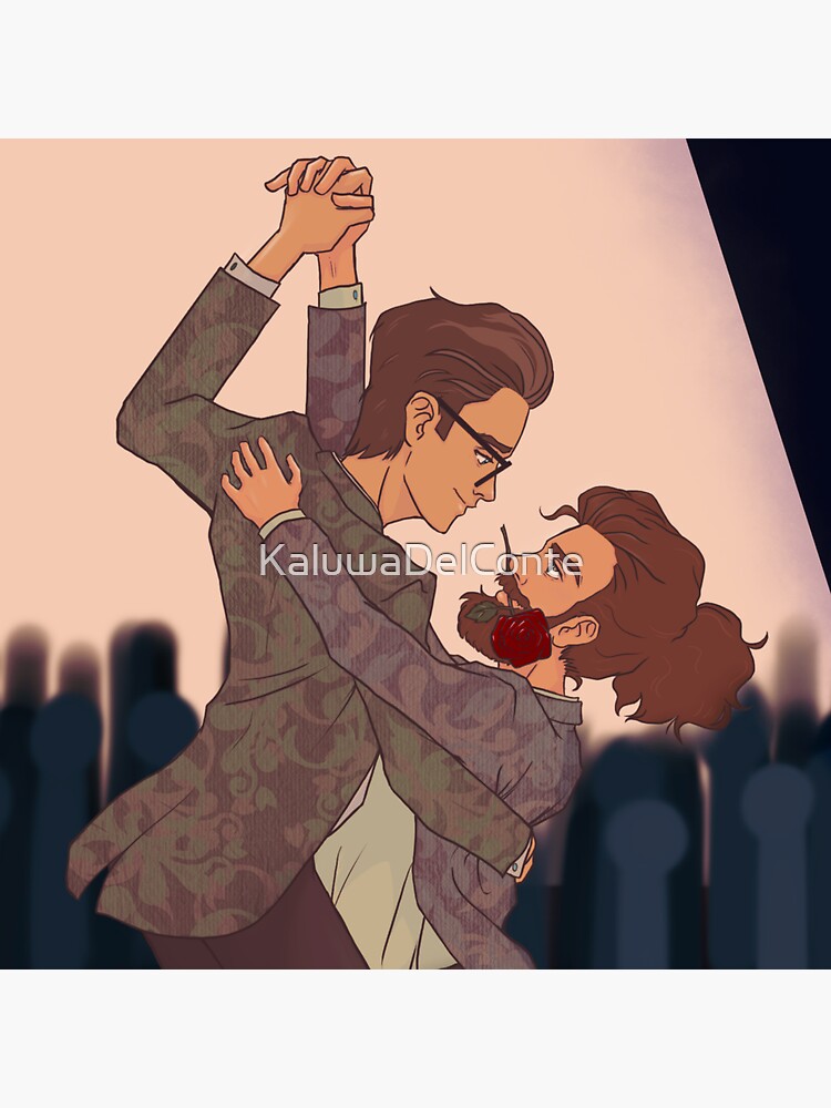 "Tango~" Sticker for Sale by KaluwaDelConte | Redbubble