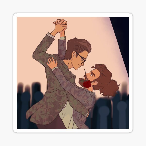 "Tango~" Sticker for Sale by KaluwaDelConte | Redbubble