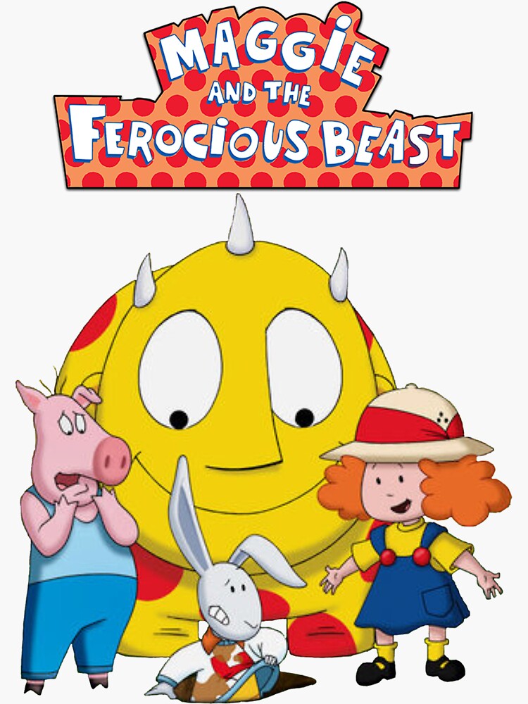 "maggie and the ferocious" Sticker for Sale by Daenerys-3 | Redbubble