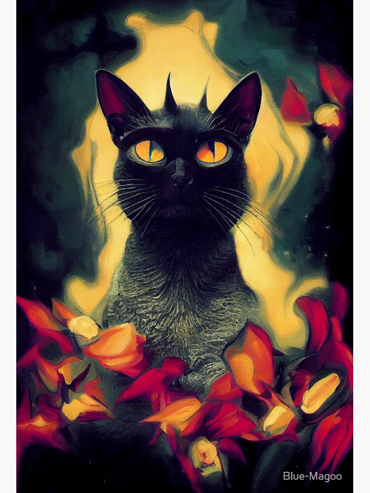 "Retrowave Cat 2" Sticker for Sale by Blue-Magoo | Redbubble