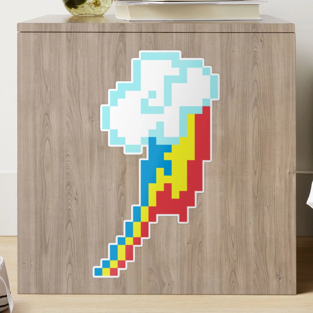 Modello Pixel Art Di Rainbow Dash Cutie Mark