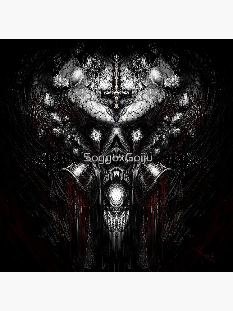 "Gas Mask Demon" Poster for Sale by SoggoxGoiju | Redbubble