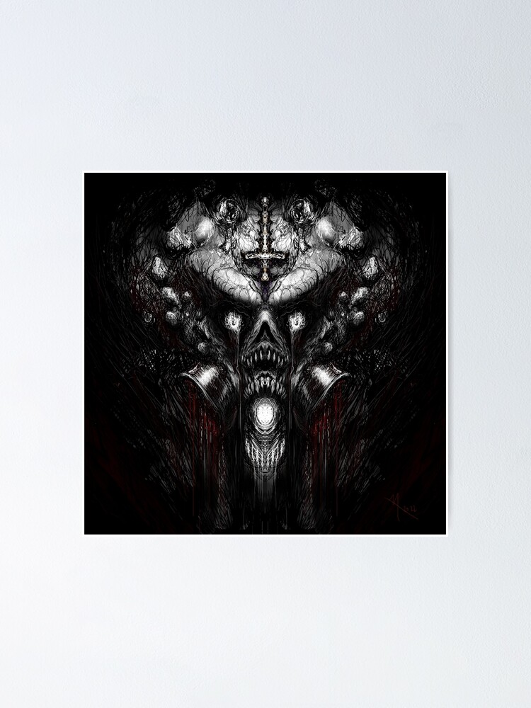 "Gas Mask Demon" Poster for Sale by SoggoxGoiju | Redbubble