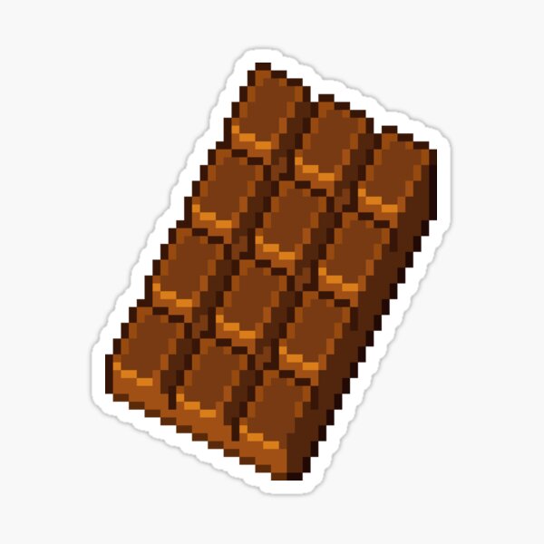 "Retro Cartoon Chocolate Bar" Sticker for Sale by IgniteMarket | Redbubble