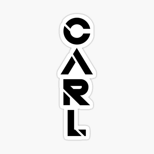"CARL" Sticker for Sale by JacobGranados | Redbubble
