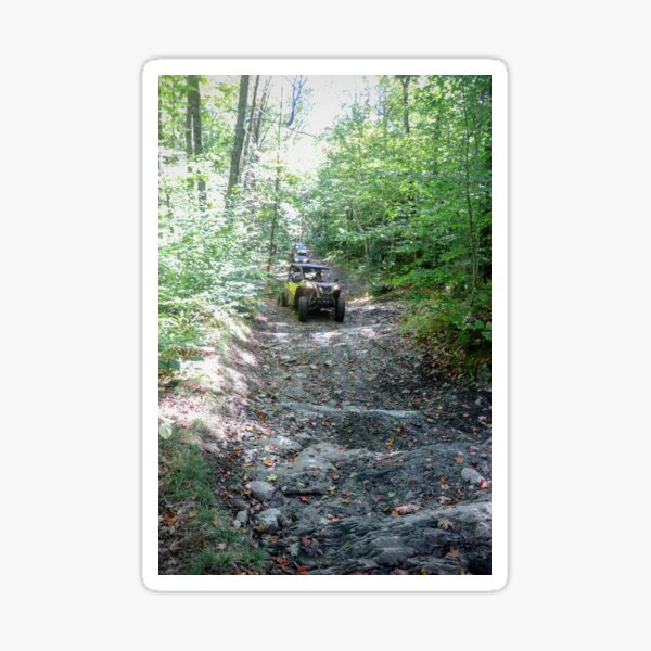 "Wheelers coming down a rocky path " Sticker for Sale by KatHRa1 ...