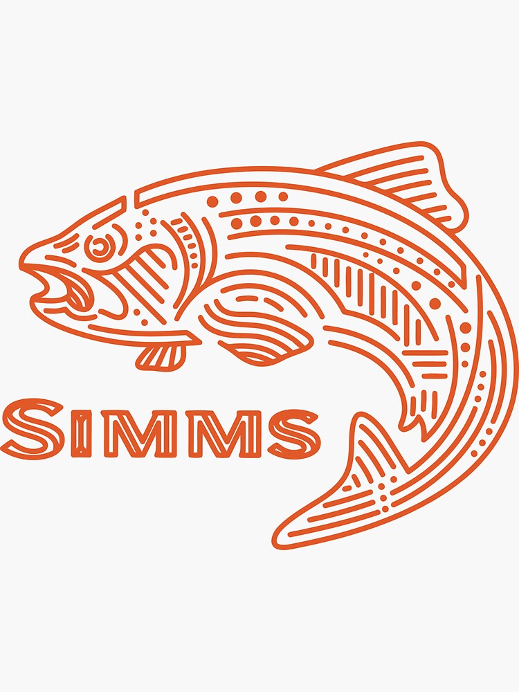 "Sim - ms Fishing" Sticker for Sale by HafihoriShop | Redbubble