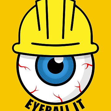 "Eyeball It " Sticker for Sale by Doacts | Redbubble