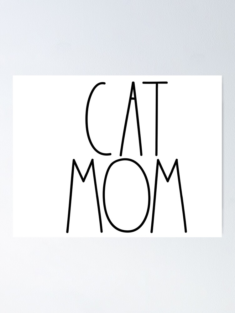"Cat Mom Rae Dunn Inspired Farmhouse" Poster for Sale by FineElephant ...