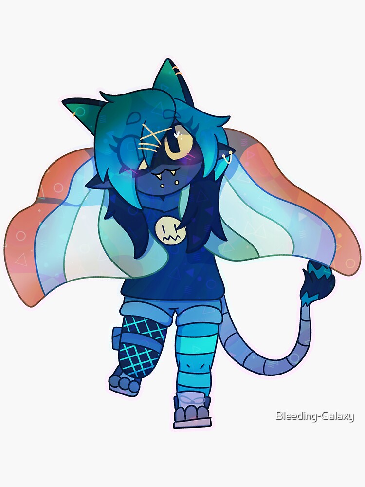 "Unlabeled Pride Flag Ghost" Sticker for Sale by Bleeding-Galaxy ...