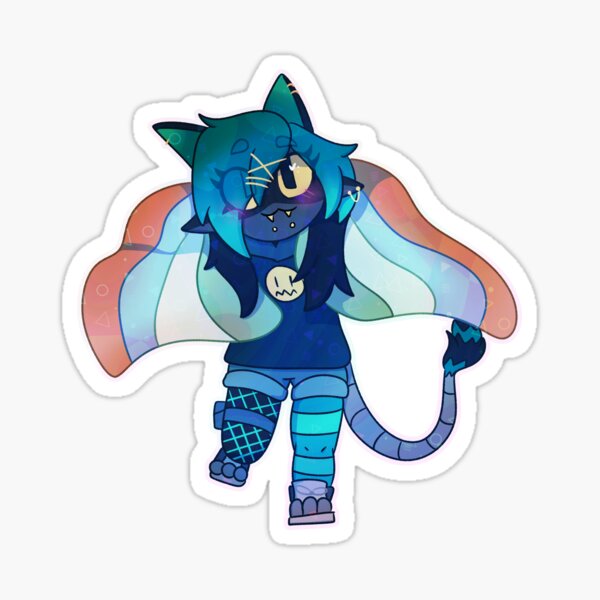 "Unlabeled Pride Flag Ghost" Sticker for Sale by Bleeding-Galaxy ...
