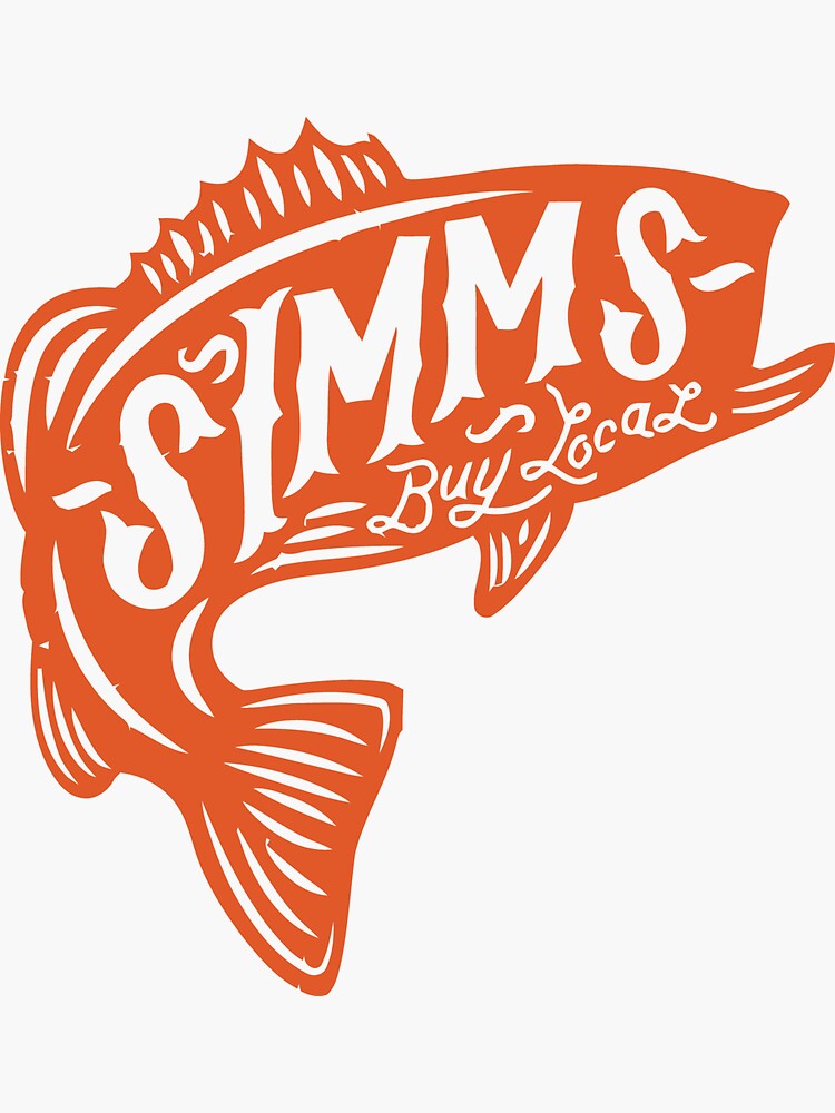 "Sim - ms Fishing" Sticker for Sale by HafihoriShop | Redbubble