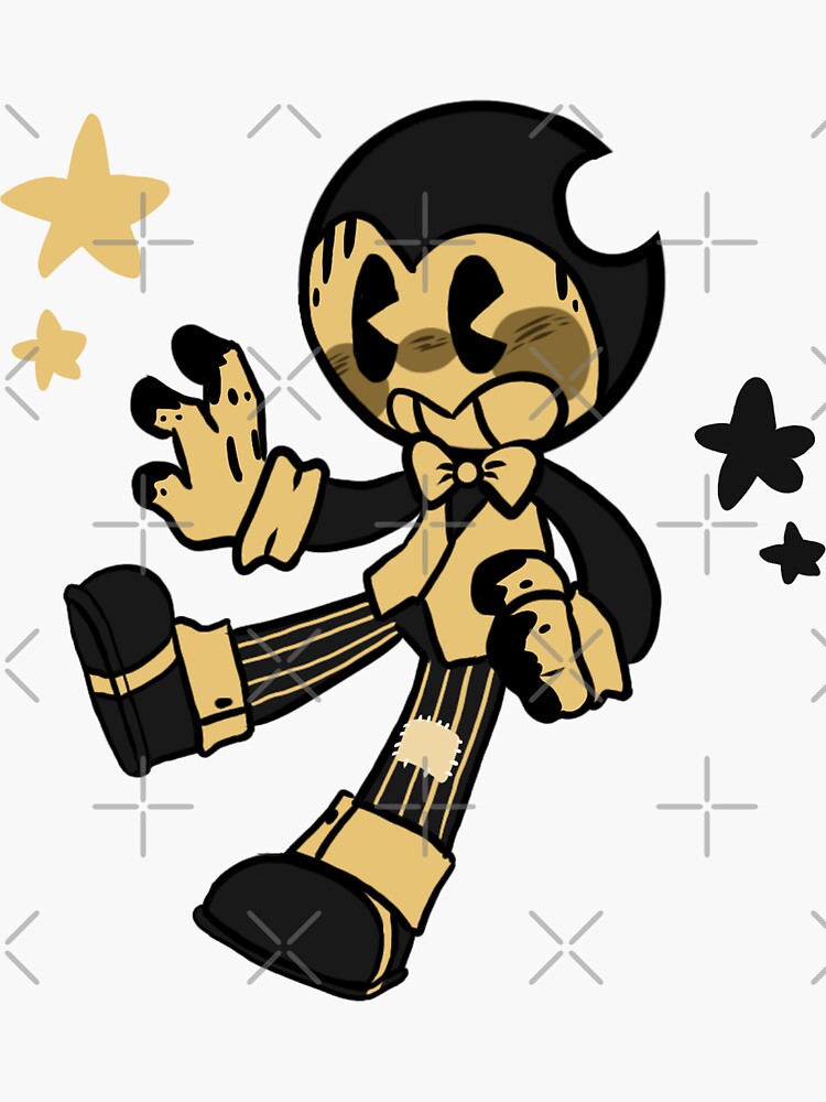 "Cute Tiny TOON BENDY [Bendy and the dark revival]" Sticker for Sale by ...