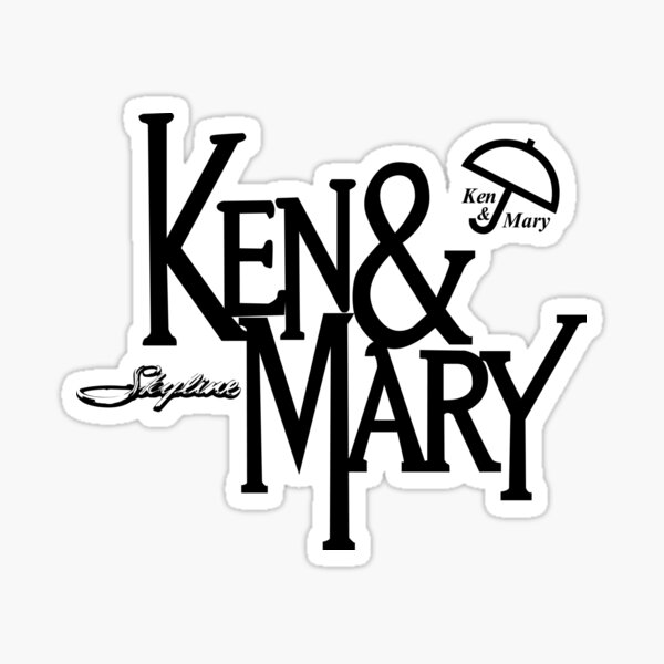 "Ken & Mary" Sticker for Sale by merlz | Redbubble