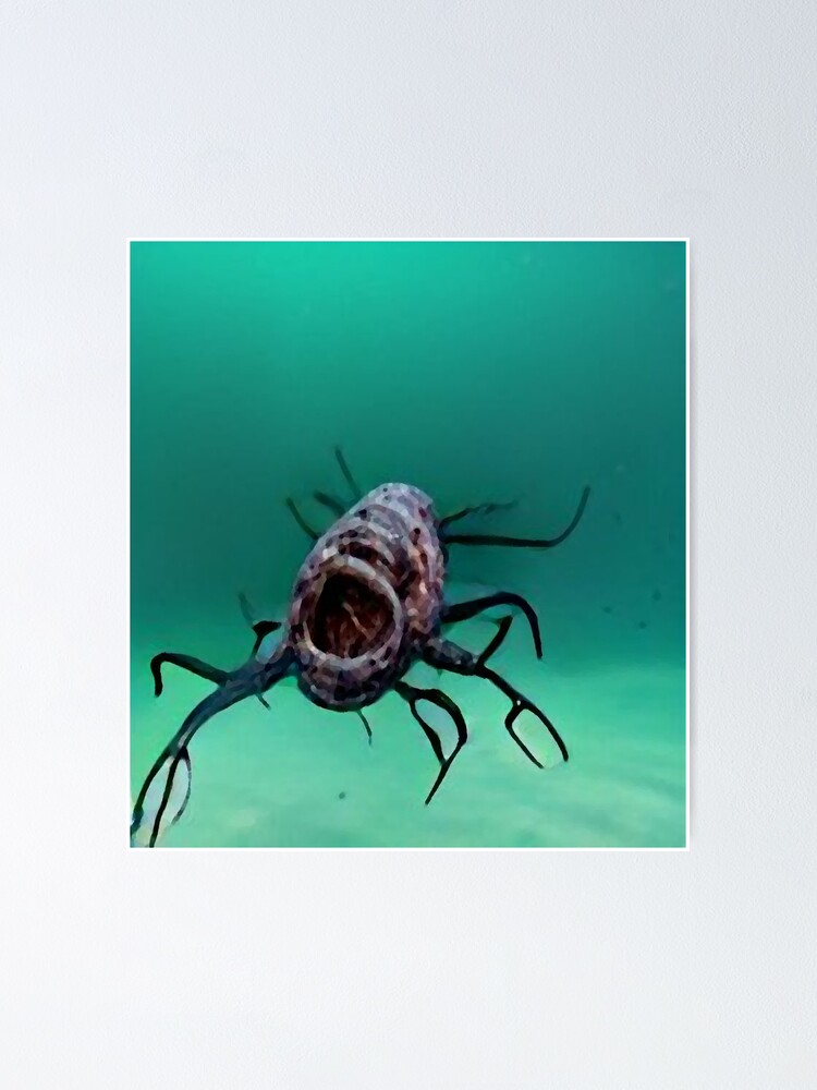 "Deep Sea Hell: Hungry Monstrous Creature" Poster for Sale by ...