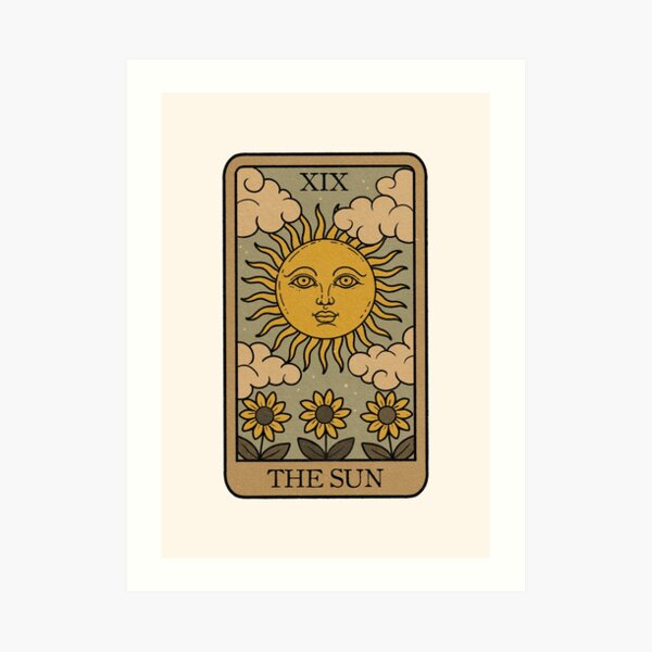 "The Sun - Tarot Card" Art Print for Sale by Thiago Corrêa | Redbubble