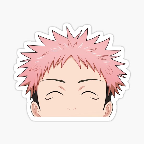 "Anime Peeker" Sticker for Sale by kamuicolors | Redbubble