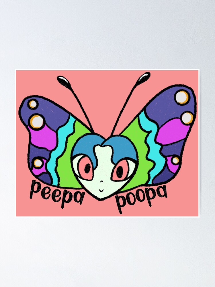 "Peepa Poopa " Poster for Sale by Peepa-Poopa | Redbubble