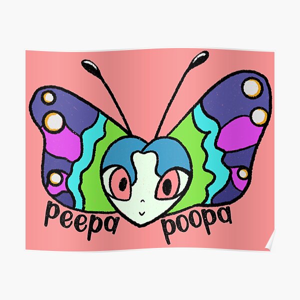 "Peepa Poopa " Poster for Sale by Peepa-Poopa | Redbubble