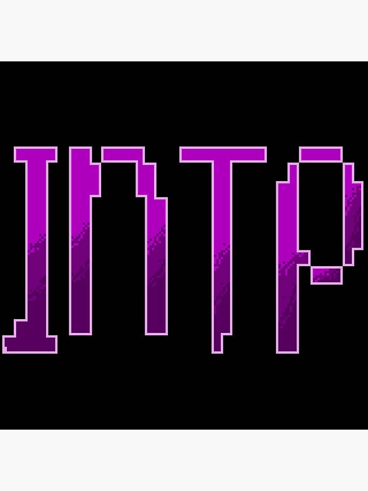 "Intp mbti pixel design " Poster for Sale by Pixelartcelinee | Redbubble