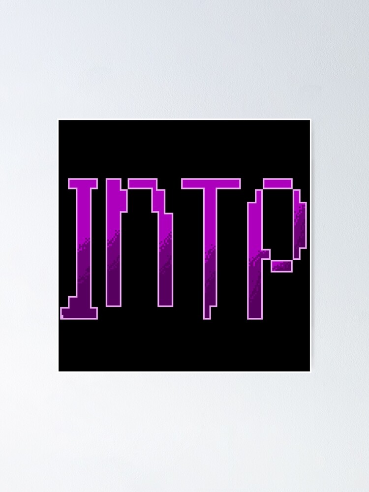 "Intp mbti pixel design " Poster for Sale by Pixelartcelinee | Redbubble