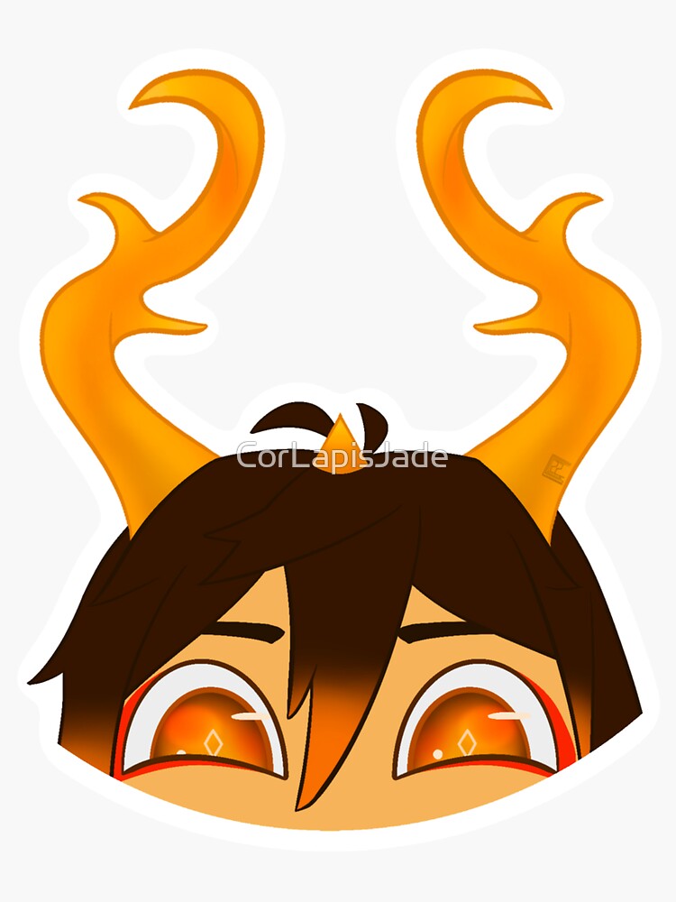 "Morax Sneak" Sticker for Sale by CorLapisJade | Redbubble