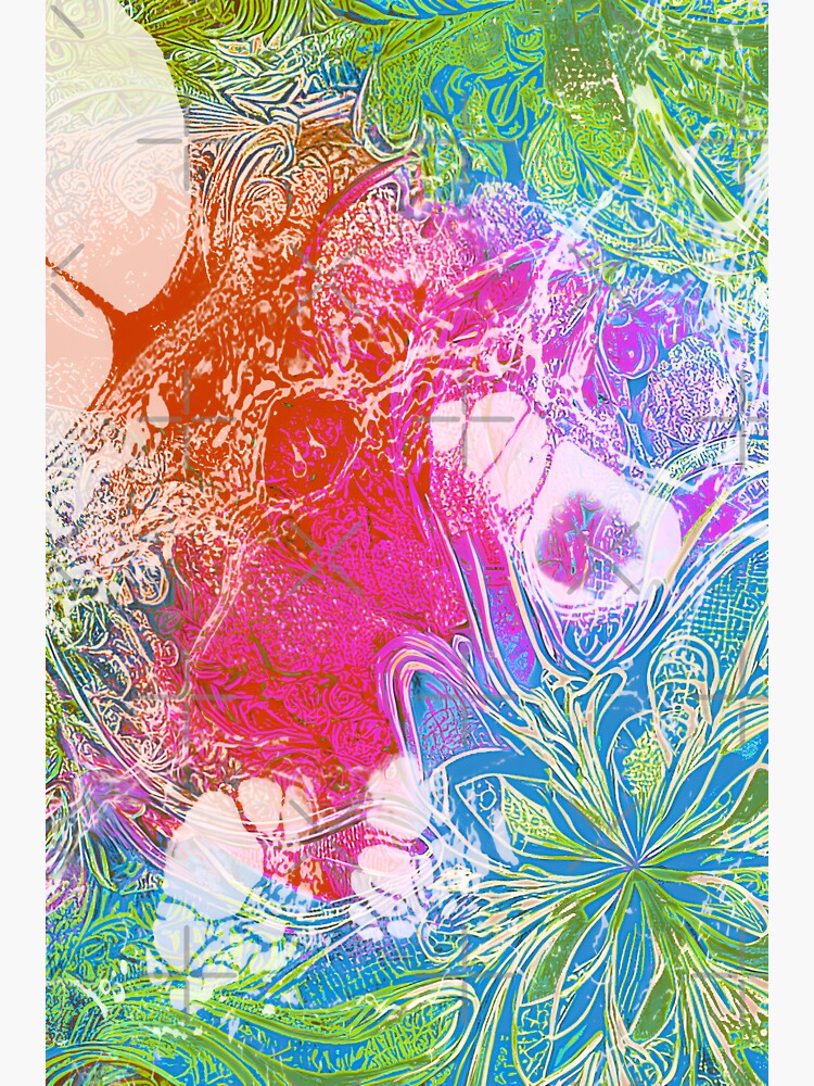 "Oil slick " Sticker for Sale by Sasheemi | Redbubble