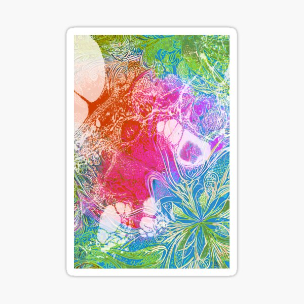"Oil slick " Sticker for Sale by Sasheemi | Redbubble