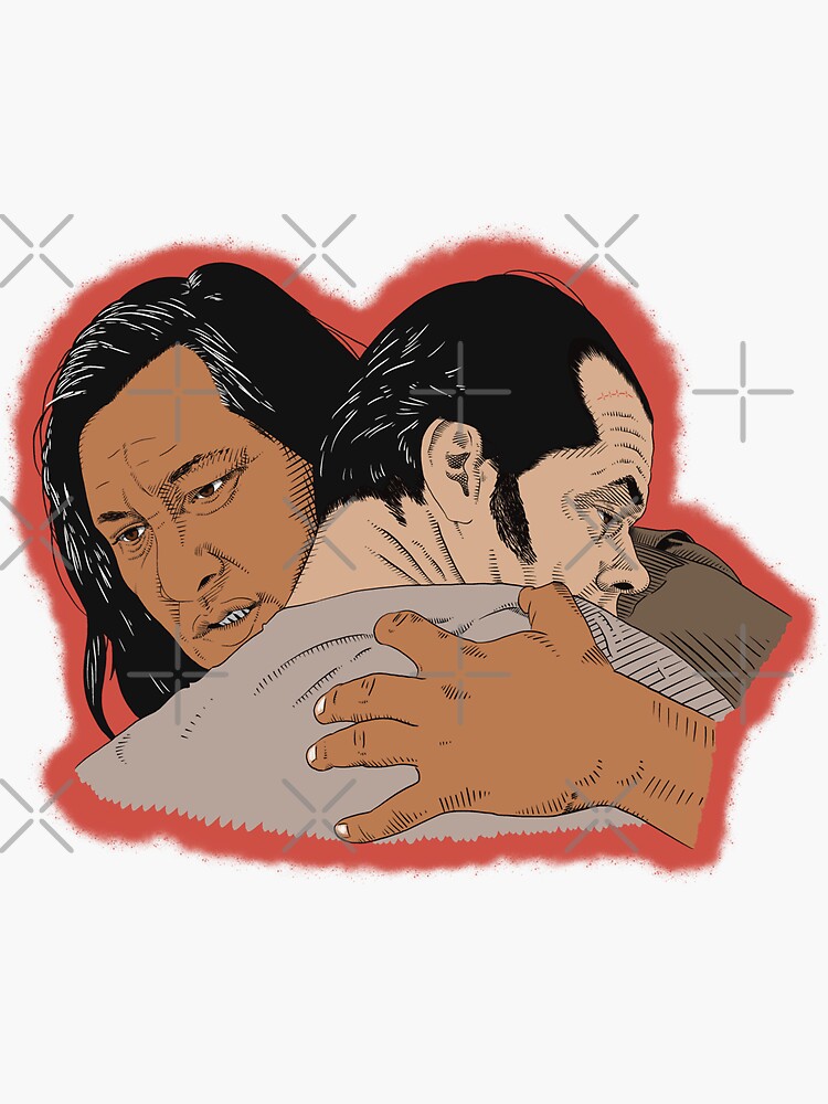 "Bromden/McMurphy" Sticker for Sale by popindigenous | Redbubble