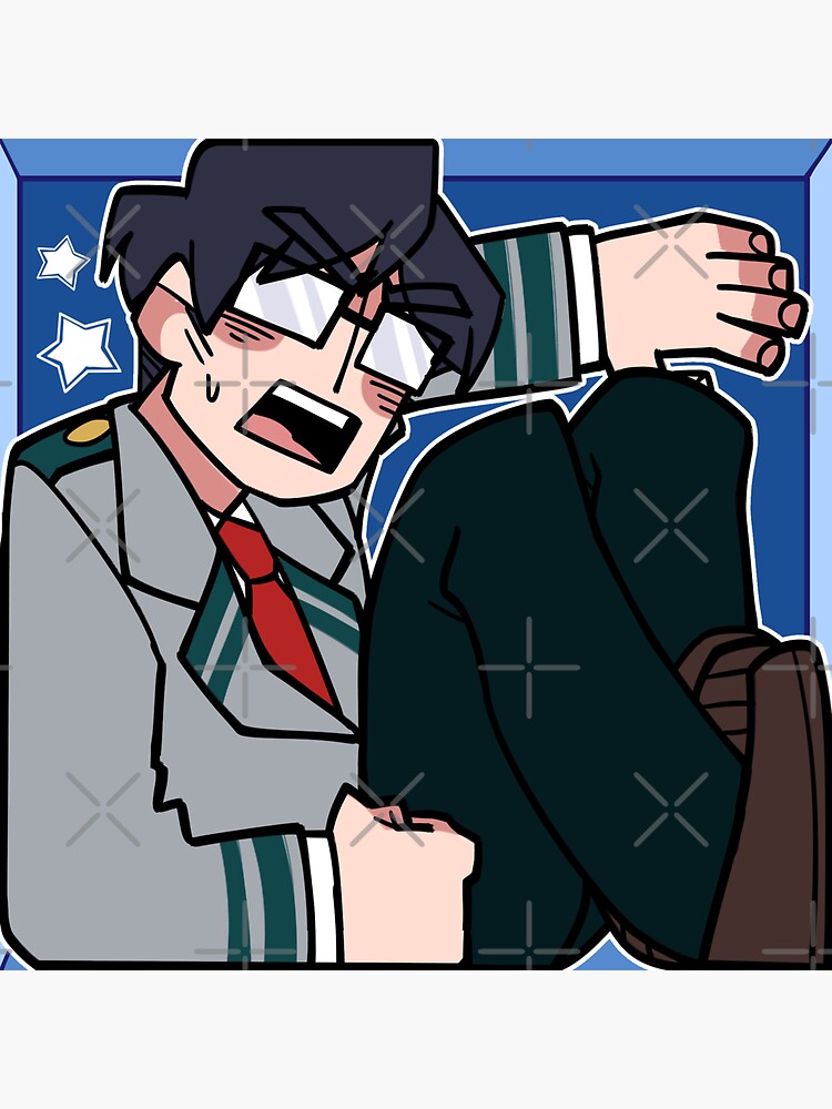 "Boxed Iida" Sticker by Oletarts | Redbubble